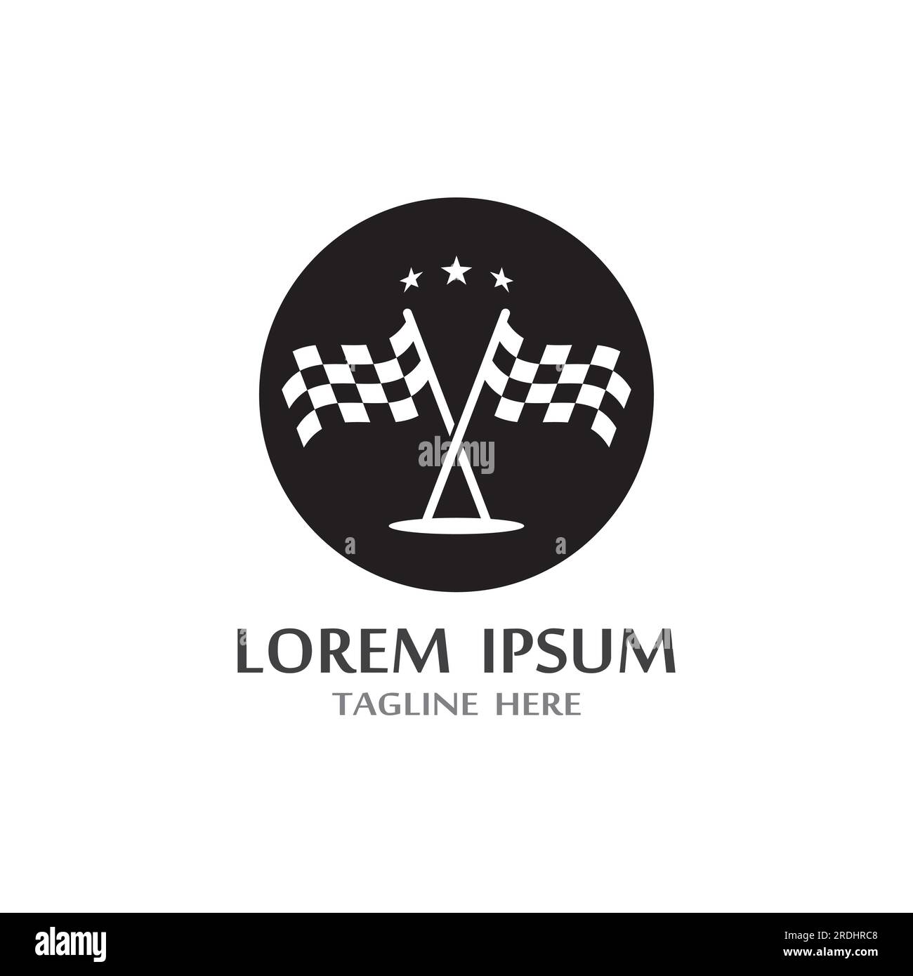 Race flag icon, simple design illustration vector Stock Vector Image ...