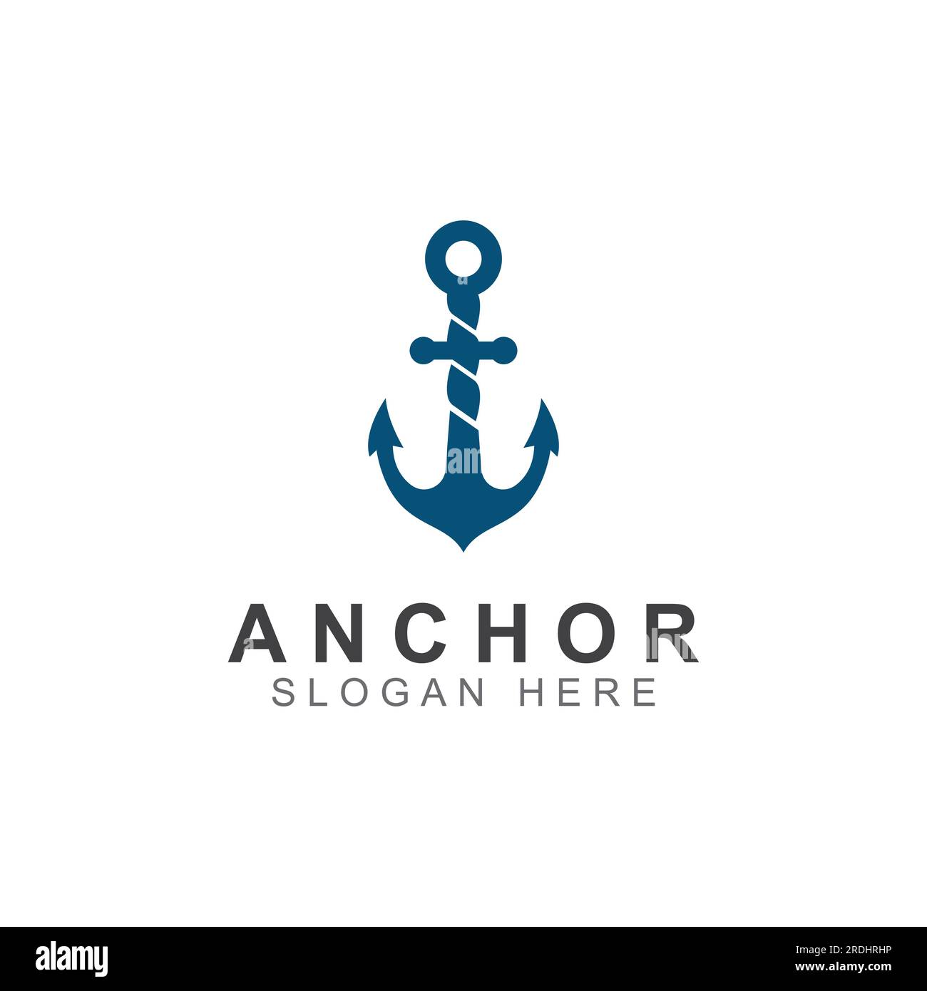 Ship anchor design Cut Out Stock Images & Pictures - Alamy