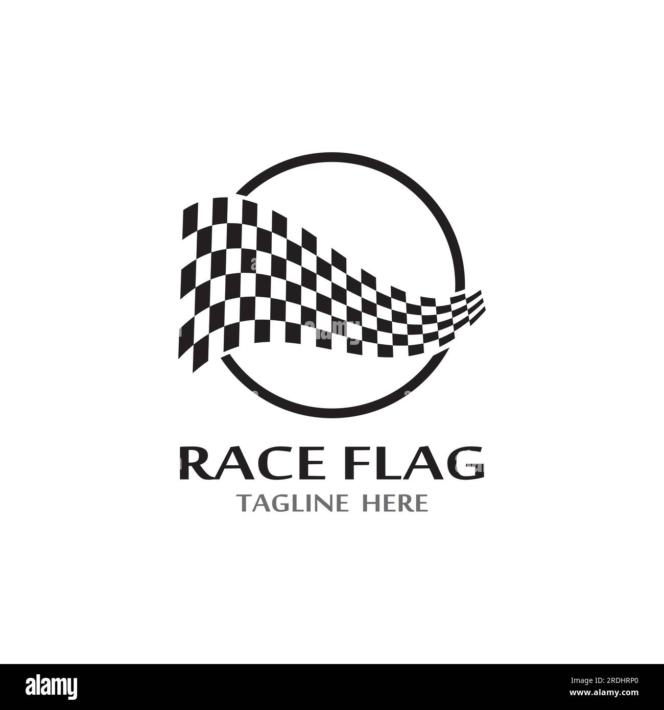 Race flag icon, simple design illustration vector Stock Vector Image ...