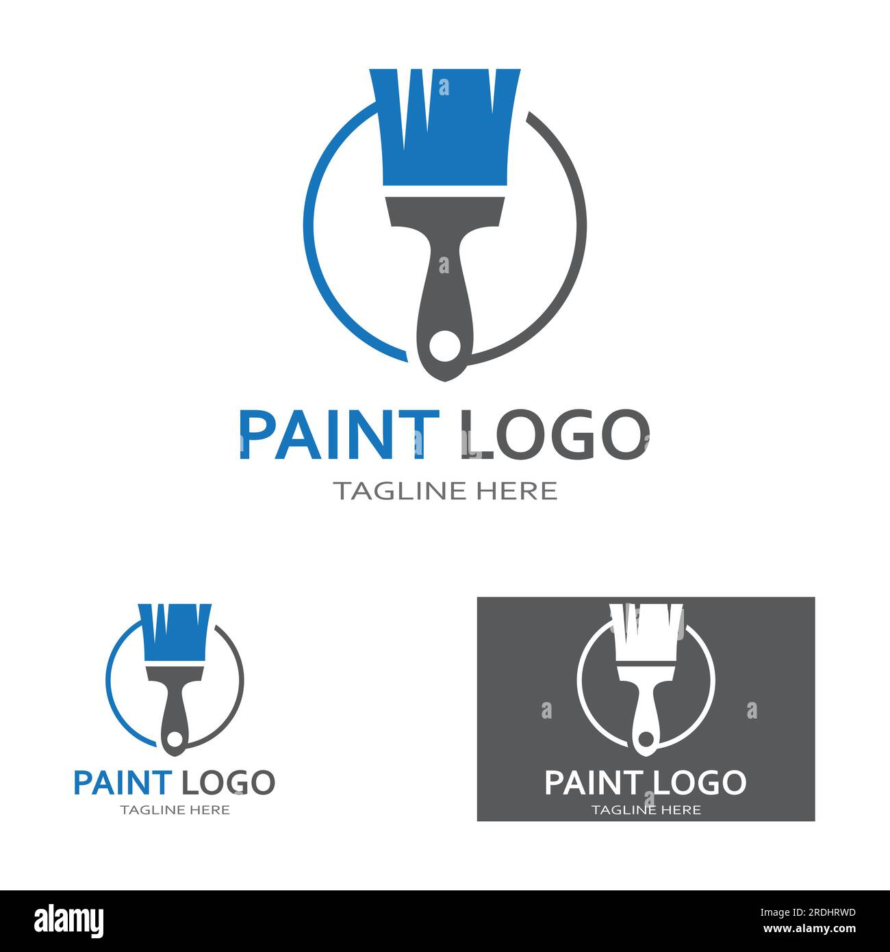 Paint Logo vector icon illustration Stock Vector Image & Art - Alamy