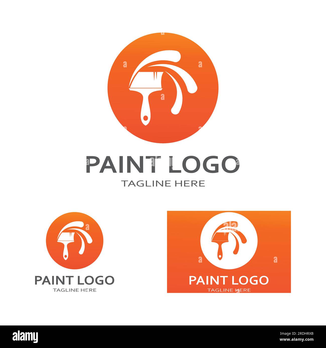 Paint Logo vector icon illustration Stock Vector Image & Art - Alamy