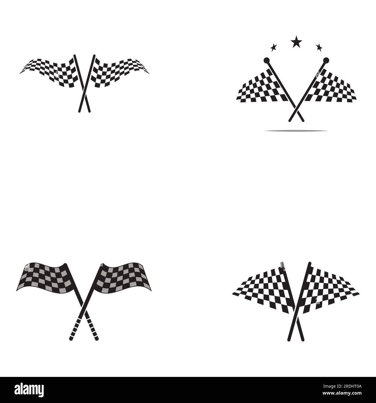 Race flag icon, simple design illustration vector Stock Vector Image ...