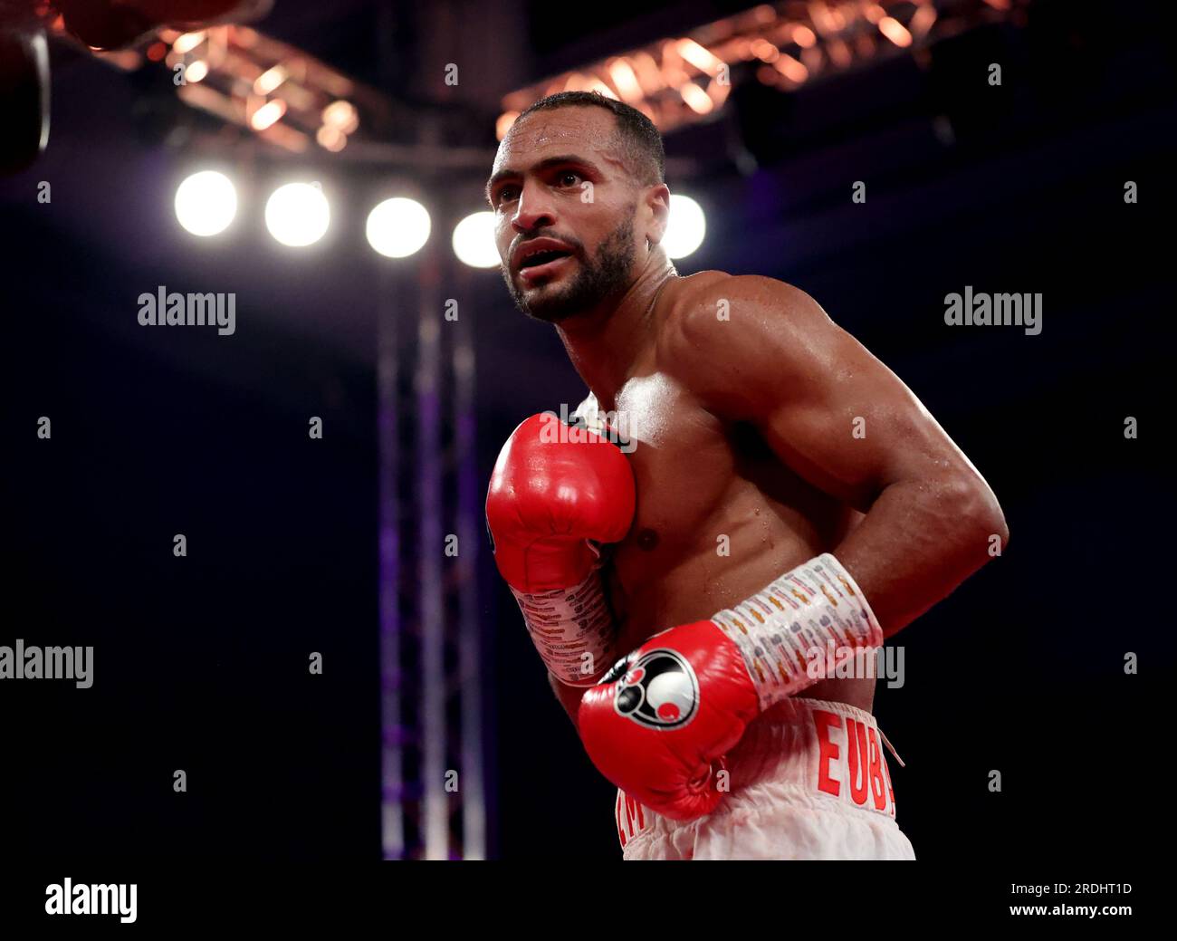 Harlem Eubank celebrates beating Ishmael Ellis after their Super ...