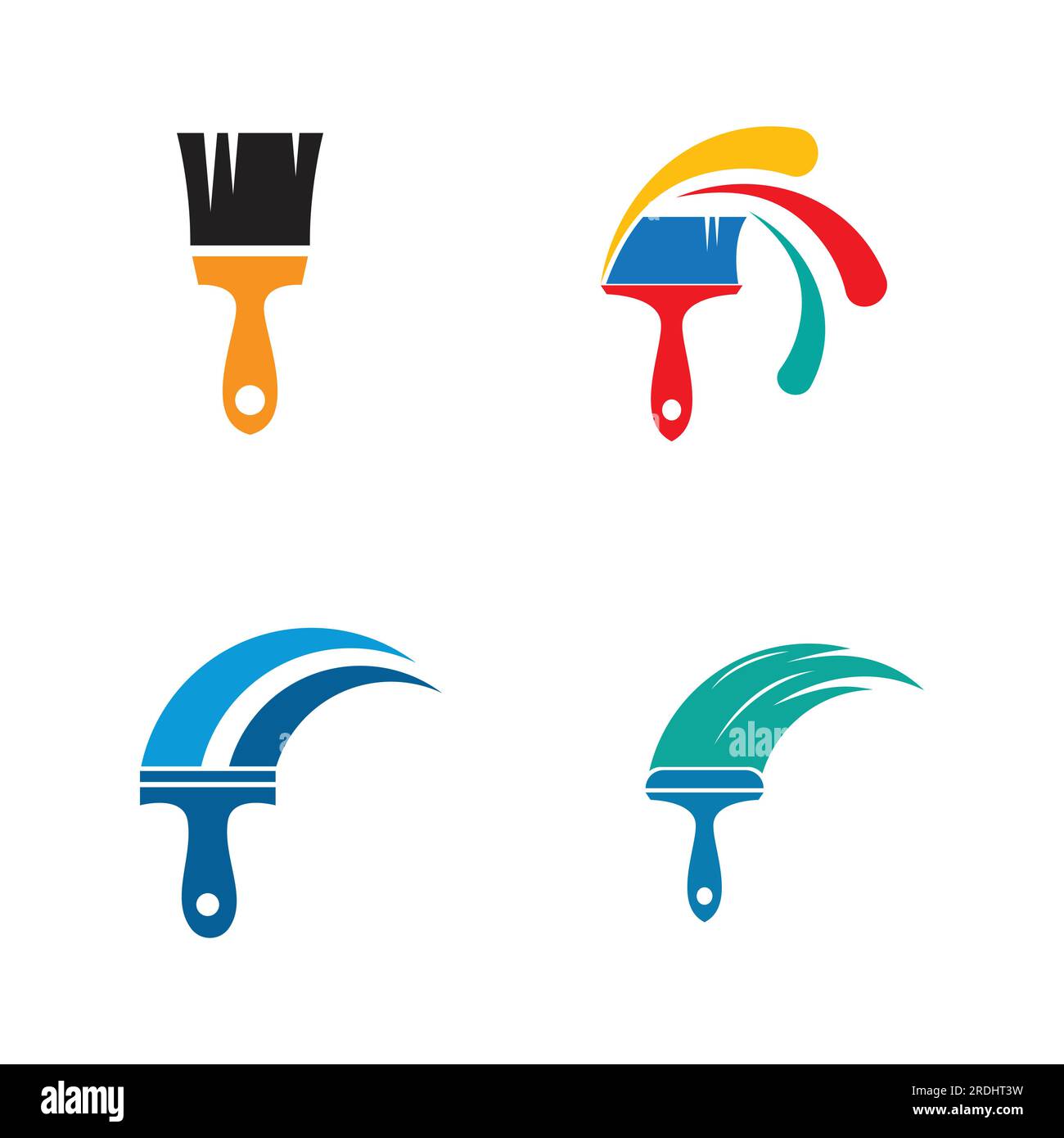 Paint Logo vector icon illustration Stock Vector Image & Art - Alamy