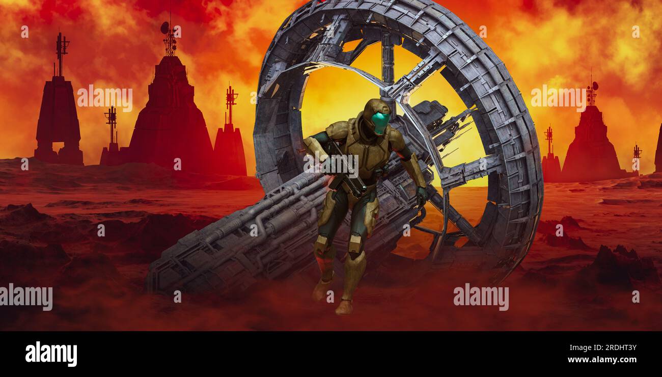 Interplanetary warfare hi-res stock photography and images - Alamy