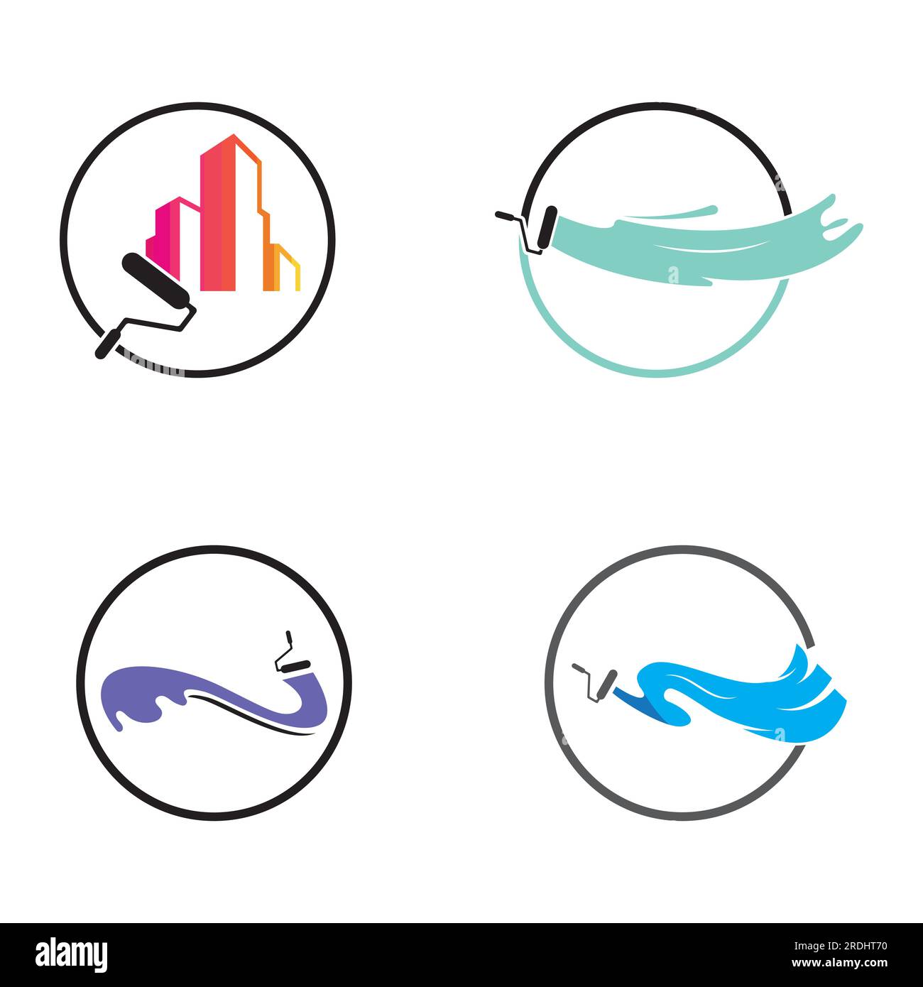 Paint Logo vector icon illustration Stock Vector Image & Art - Alamy