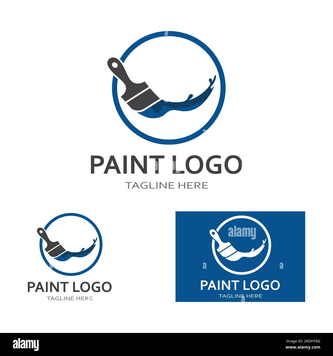 Paint Logo vector icon illustration Stock Vector Image & Art - Alamy
