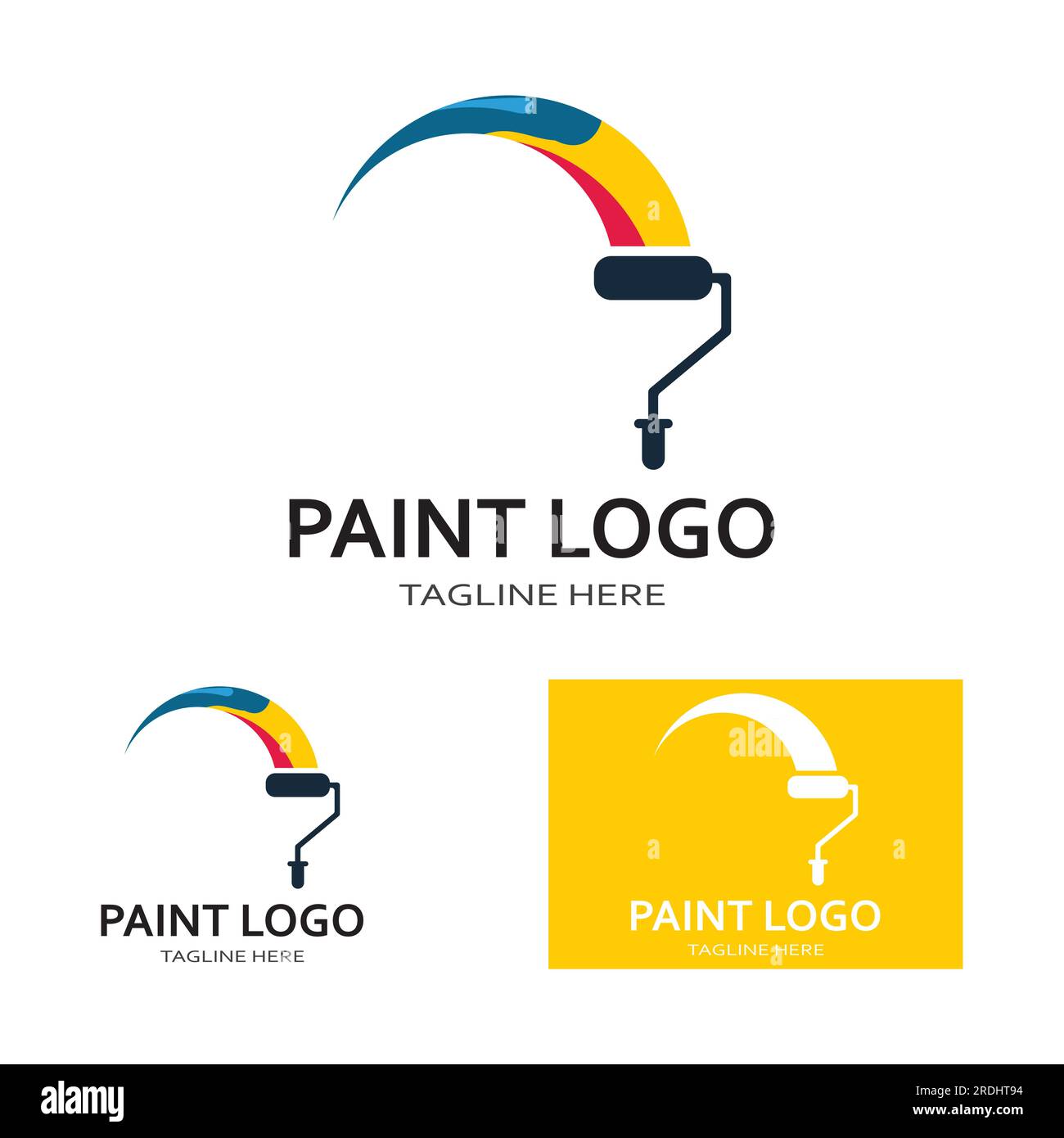 Paint Logo vector icon illustration Stock Vector Image & Art - Alamy