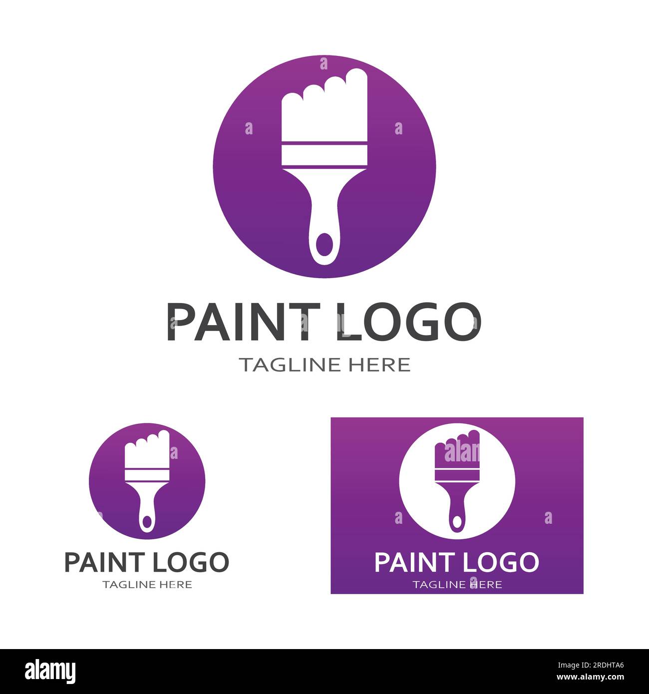 Paint Logo vector icon illustration Stock Vector Image & Art - Alamy
