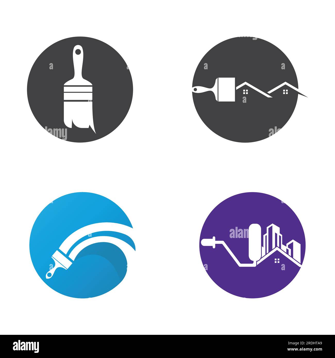 Paint Logo vector icon illustration Stock Vector Image & Art - Alamy