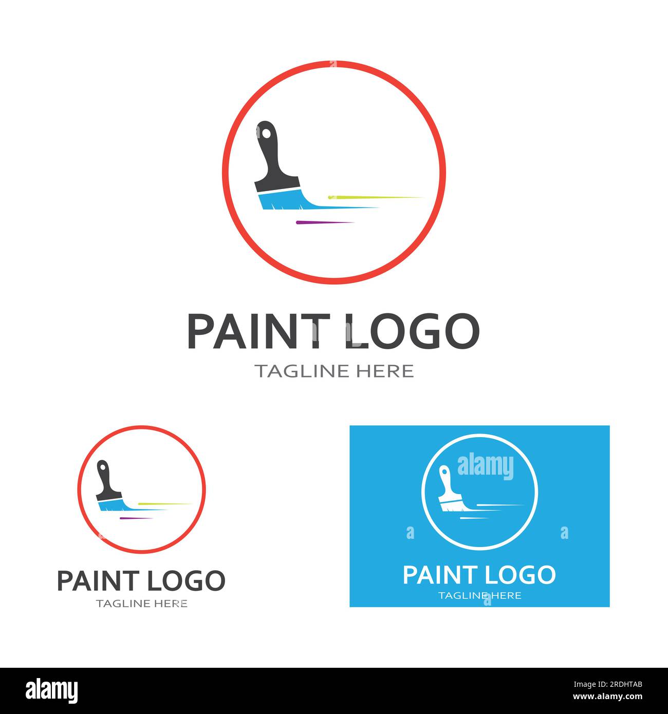 Paint Logo vector icon illustration Stock Vector Image & Art - Alamy