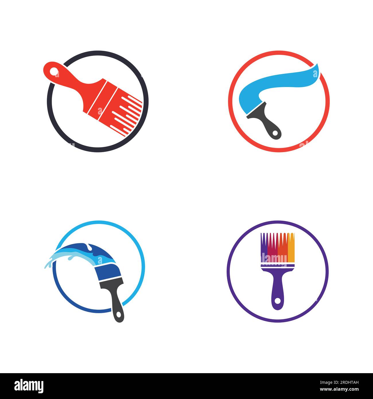 Paint Logo vector icon illustration Stock Vector Image & Art - Alamy