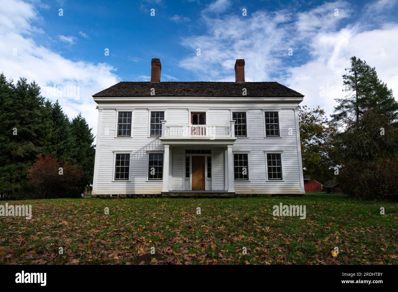 The Bybee-Howell House (1856) on Sauvie Island, outside of Portland ...