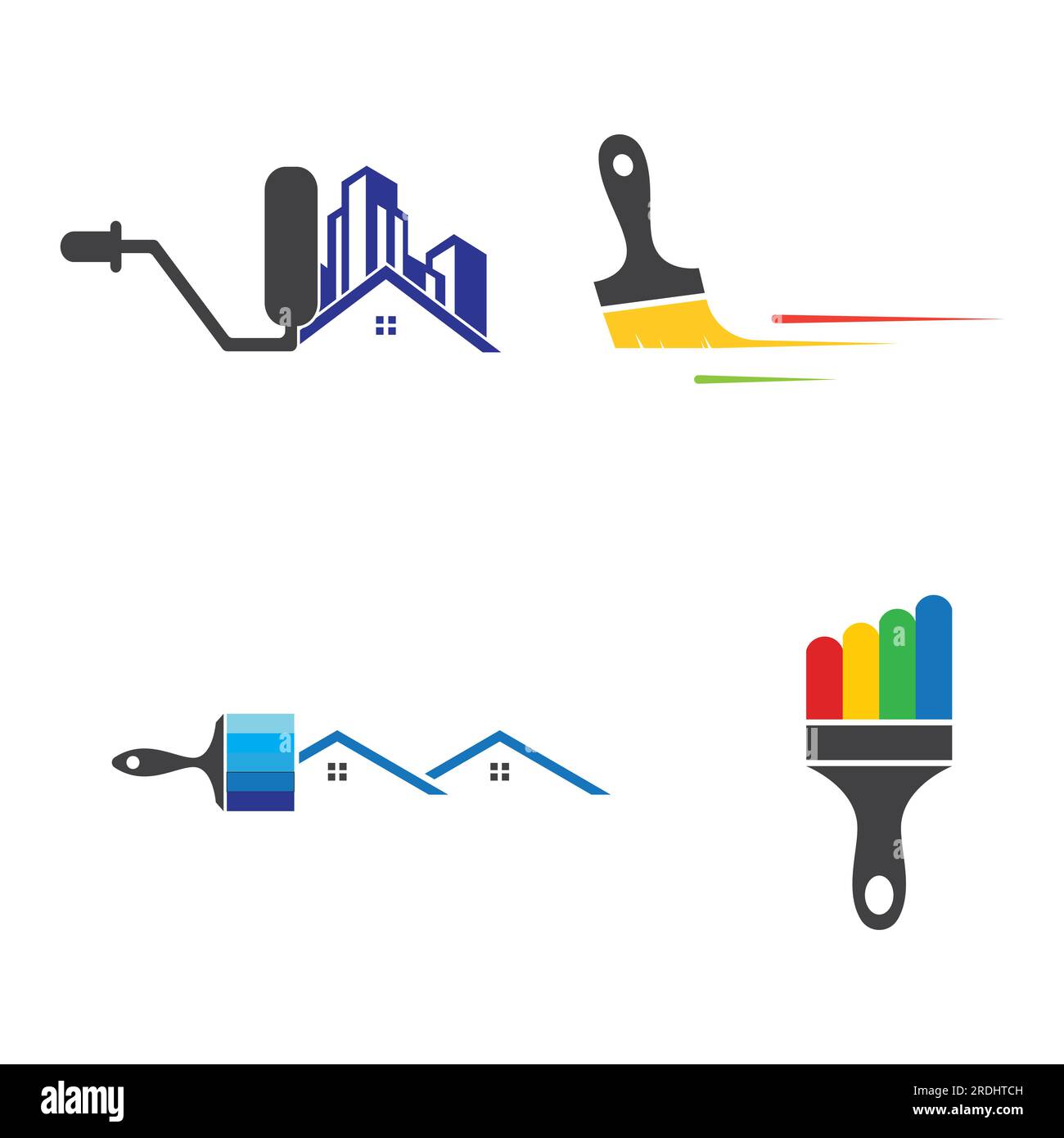 Paint Logo vector icon illustration Stock Vector Image & Art - Alamy