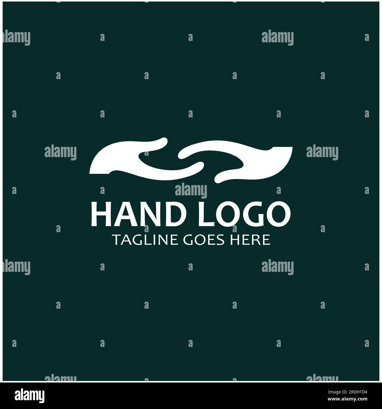 Hand logo icon vector design template Stock Vector Image & Art - Alamy