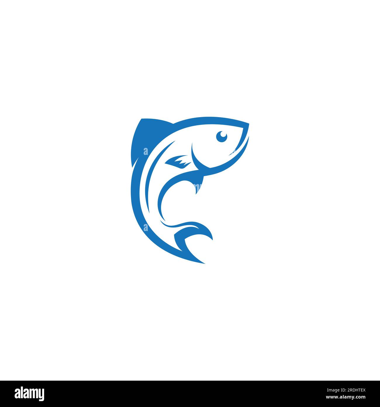 Fish logo, fishinghook, fish oil and seafood restaurant icon. With ...