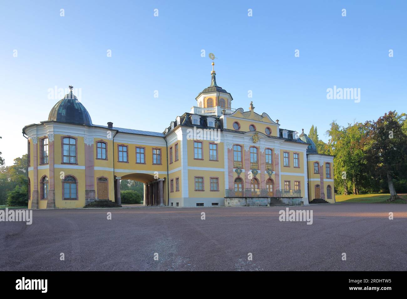 UNESCO Baroque Belvedere Palace, Weimar, Thuringia, Germany Stock Photo ...