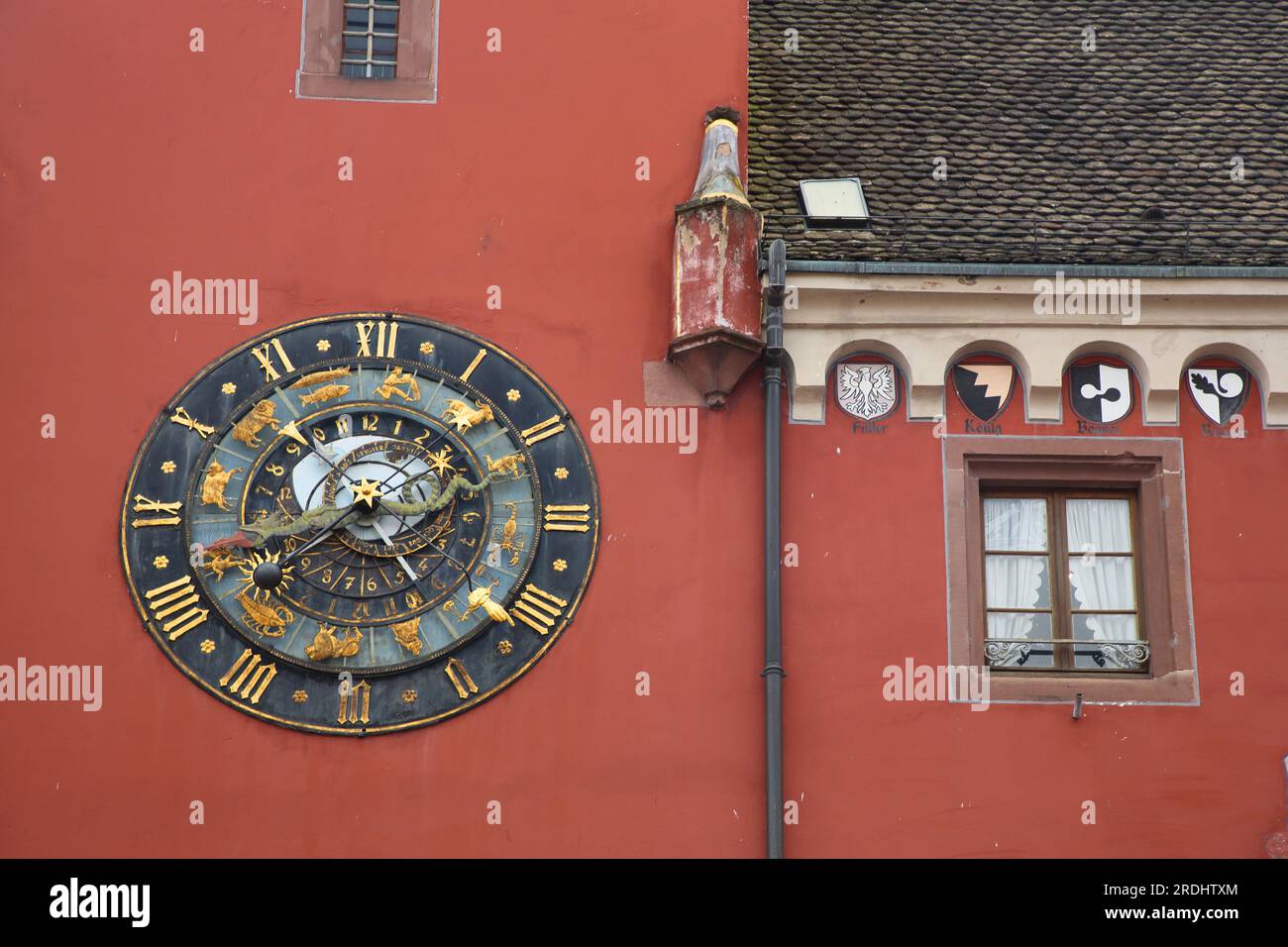 Astronomical Clock at the Musée Alsacien, Museum of Alsace, Haguenau ...