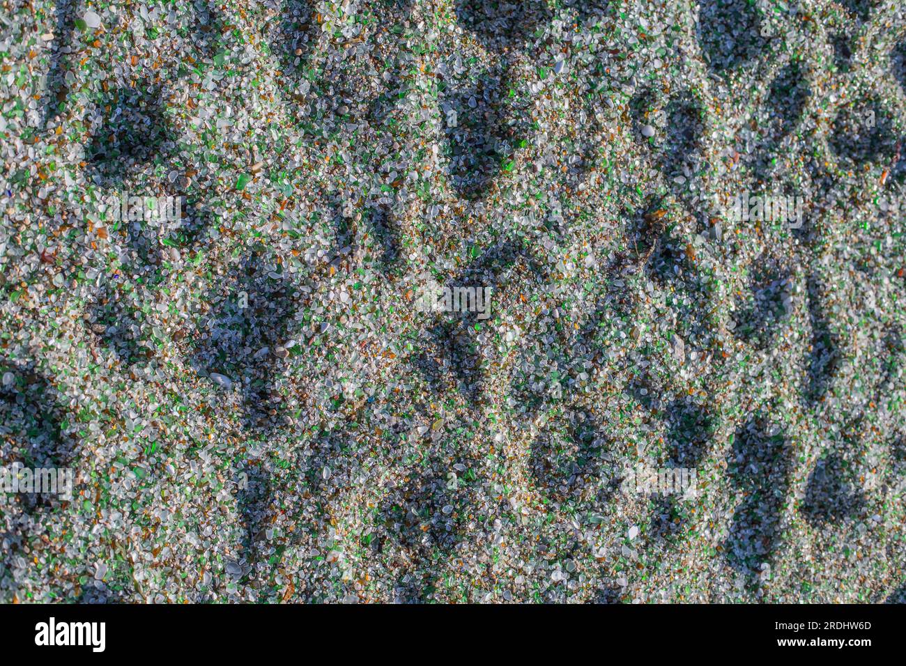 Playa de los cristales in Laxe is a dump glass beach from garbage ...