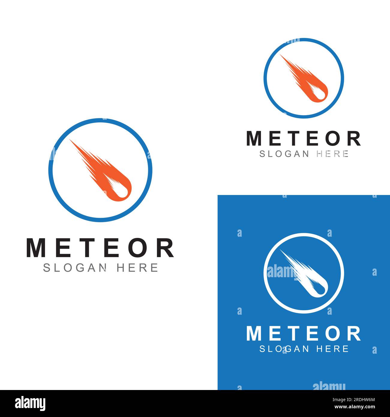 Meteor or space object vector design logo Stock Vector Image & Art - Alamy