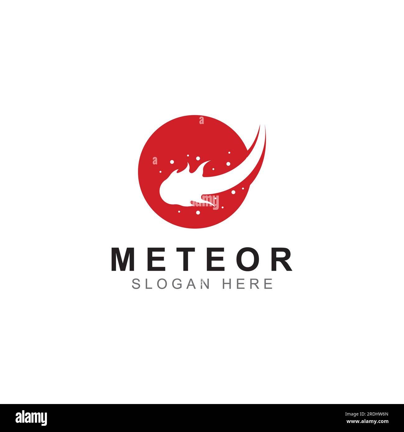 Meteor or space object vector design logo Stock Vector Image & Art - Alamy