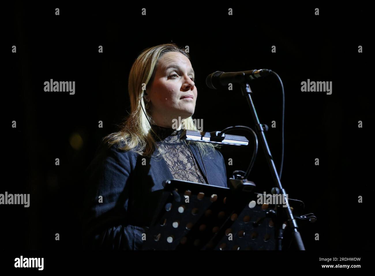 20th July, 2023. Jodrell Bank, Cheshire, UK. Max Richter and the BBC ...