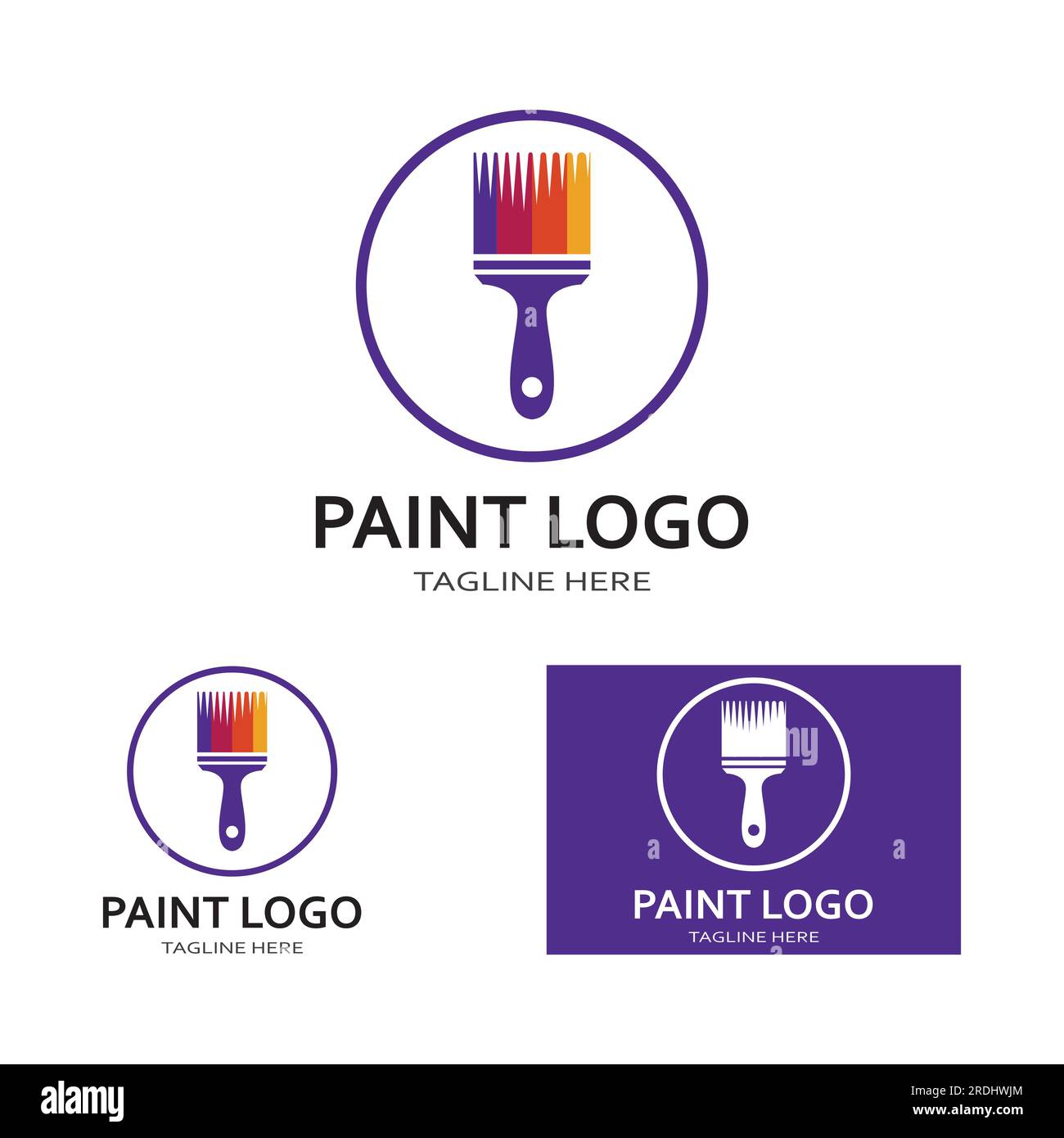 Paint Logo vector icon illustration Stock Vector Image & Art - Alamy