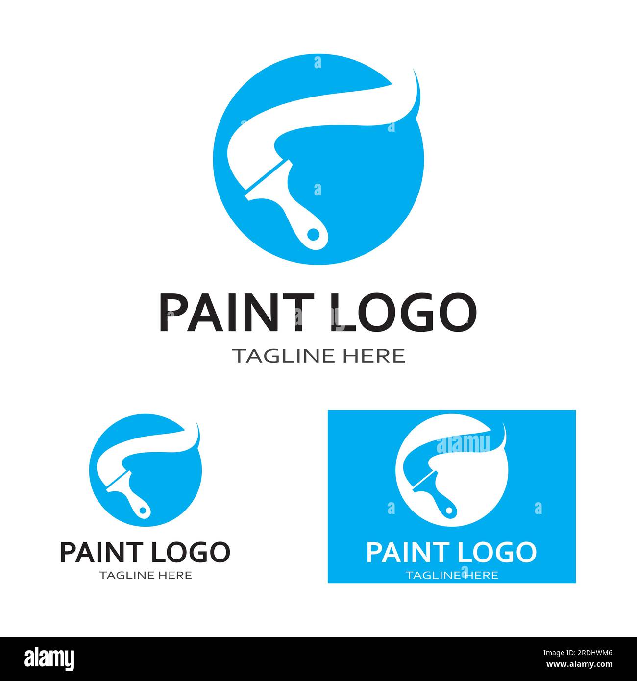 Paint Logo vector icon illustration Stock Vector Image & Art - Alamy