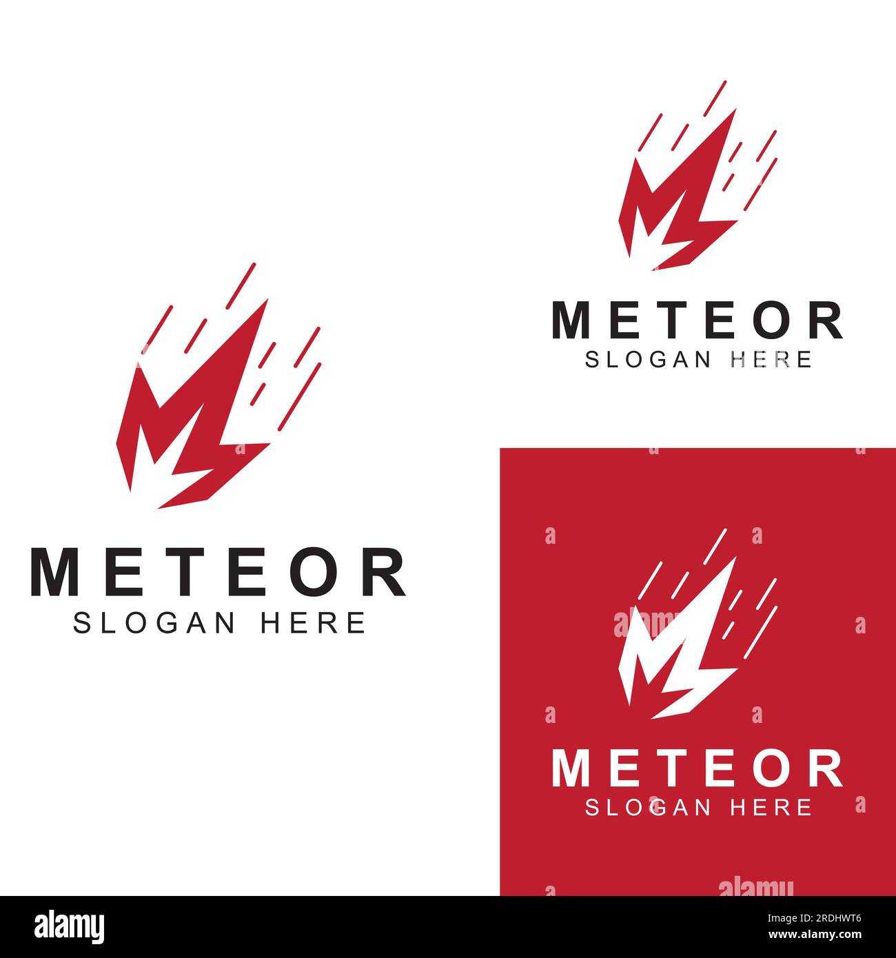 Meteor logo Stock Vector Images - Alamy