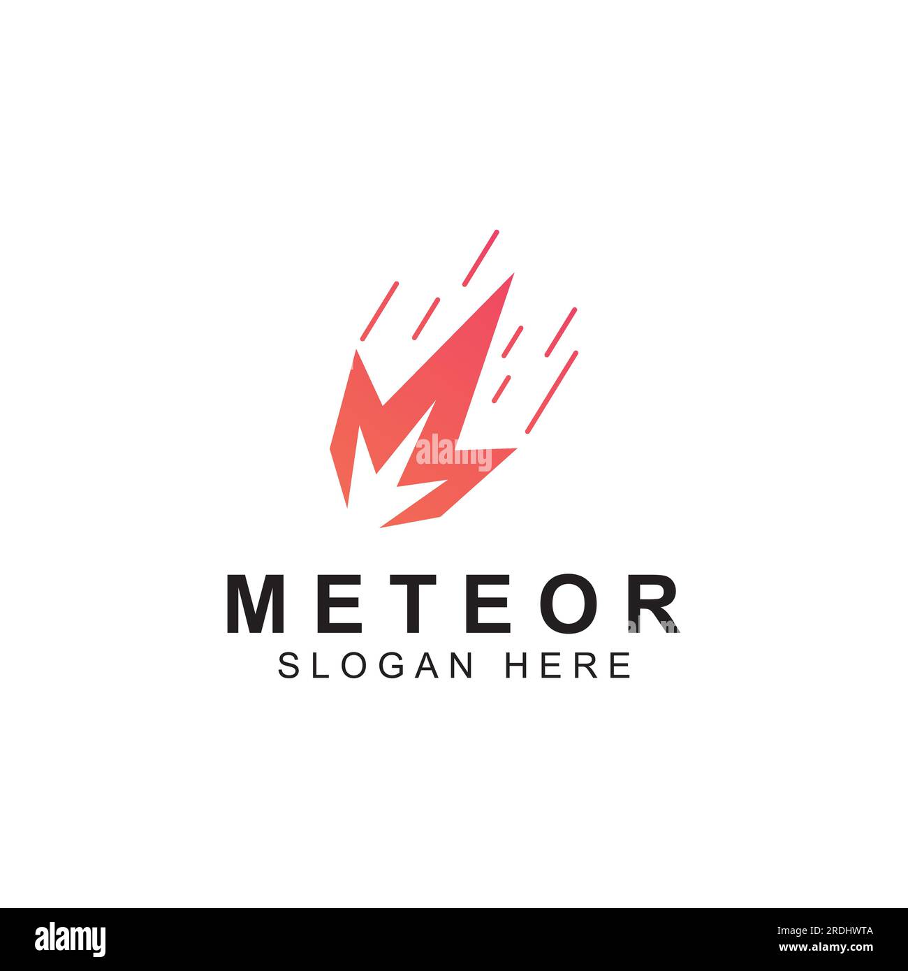 Meteor or space object vector design logo Stock Vector Image & Art - Alamy