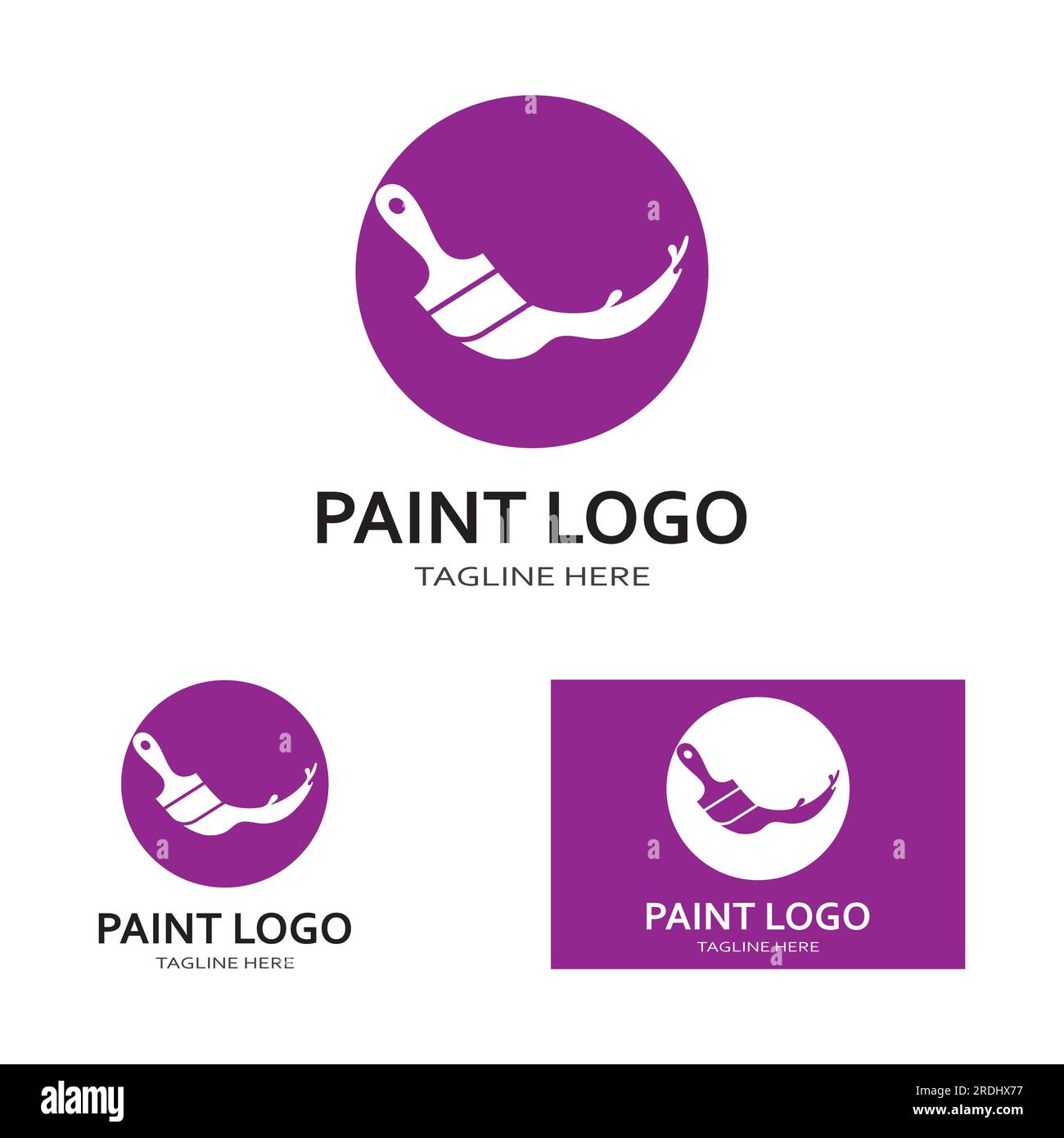 Paint Logo vector icon illustration Stock Vector Image & Art - Alamy