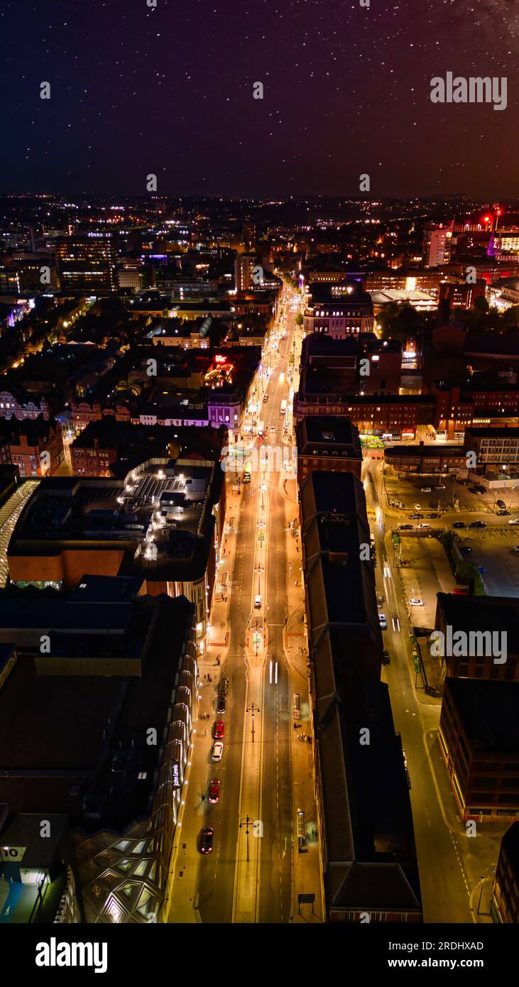 Aerial drone footage city leeds hi-res stock photography and images - Alamy