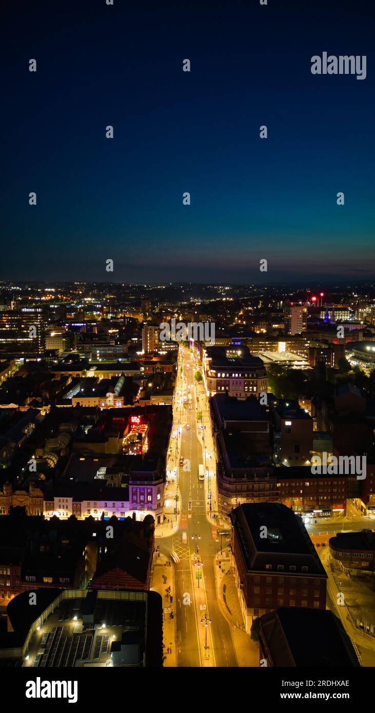 Aerial drone footage city leeds hi-res stock photography and images - Alamy