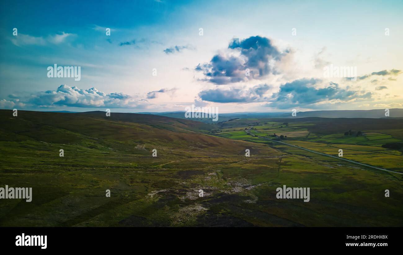Beautiful sunset taken in North Yorkshire Stock Photo - Alamy