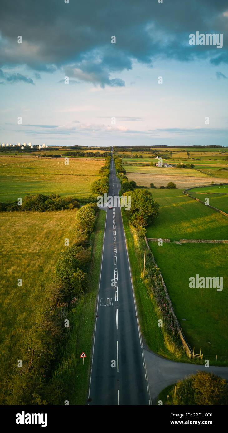 Beautiful sunset taken in North Yorkshire Stock Photo - Alamy