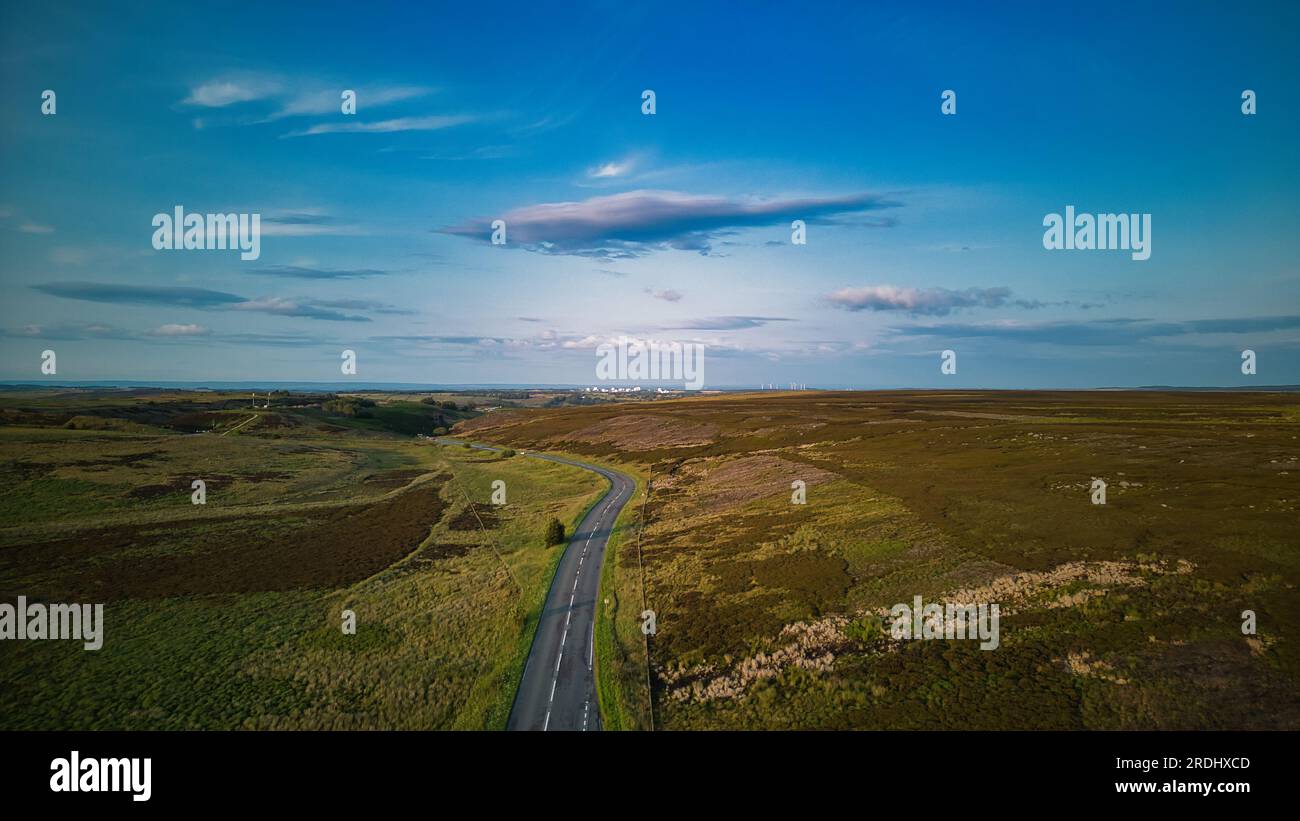 Beautiful sunset taken in North Yorkshire Stock Photo - Alamy