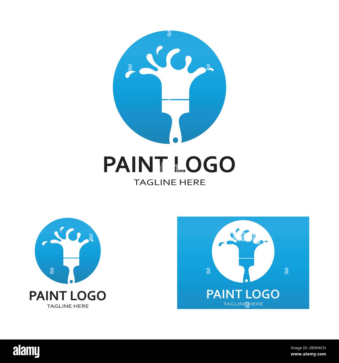 Paint Logo vector icon illustration Stock Vector Image & Art - Alamy