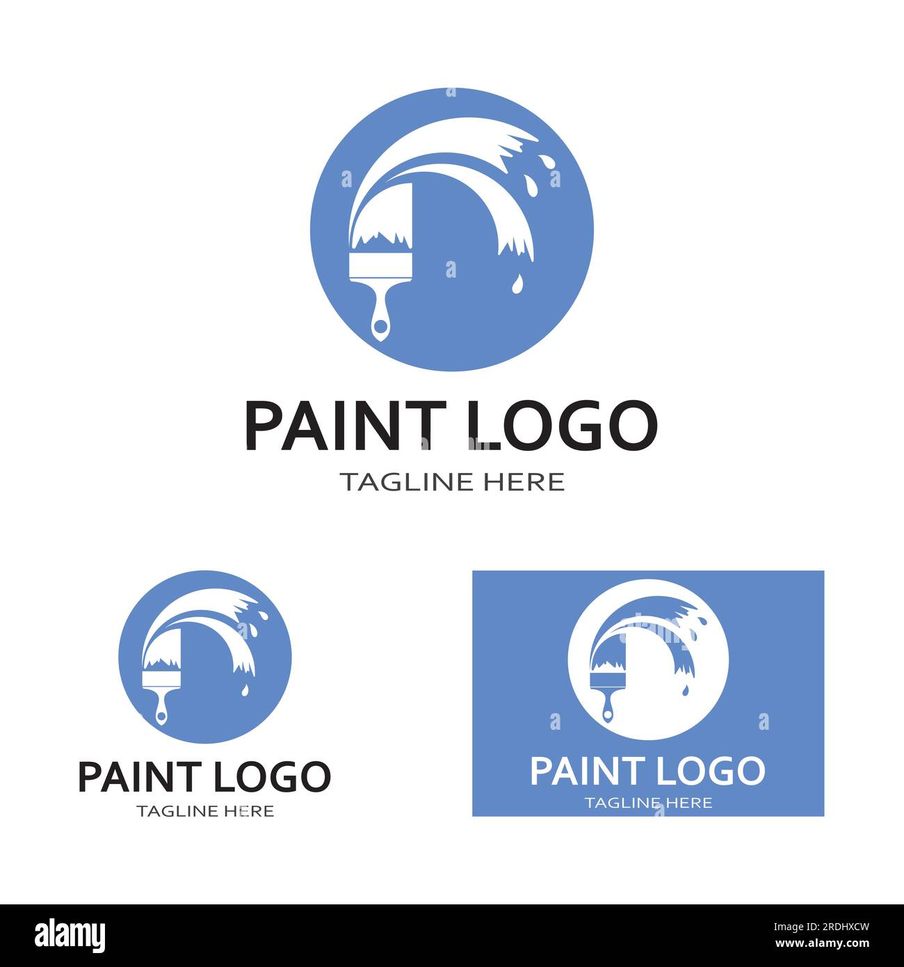 Paint Logo vector icon illustration Stock Vector Image & Art - Alamy