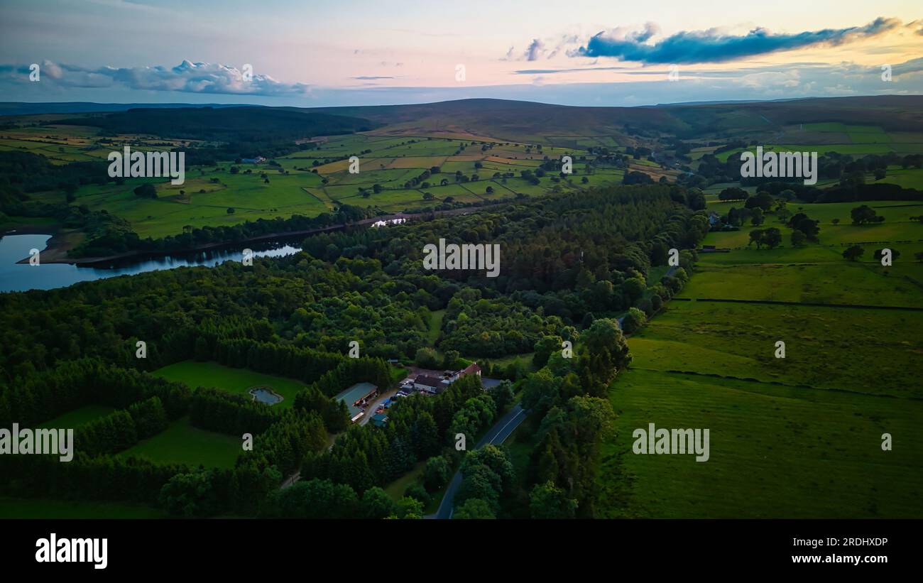 Beautiful sunset taken in North Yorkshire Stock Photo - Alamy