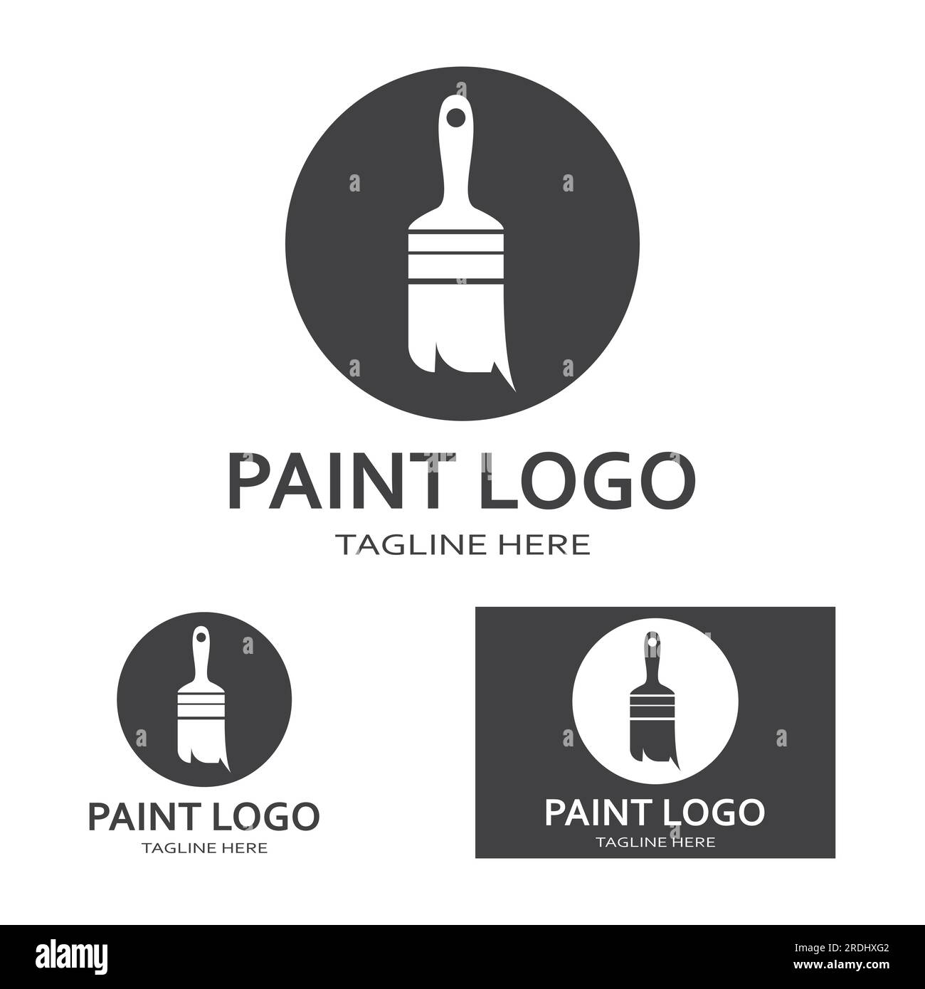 Paint Logo vector icon illustration Stock Vector Image & Art - Alamy