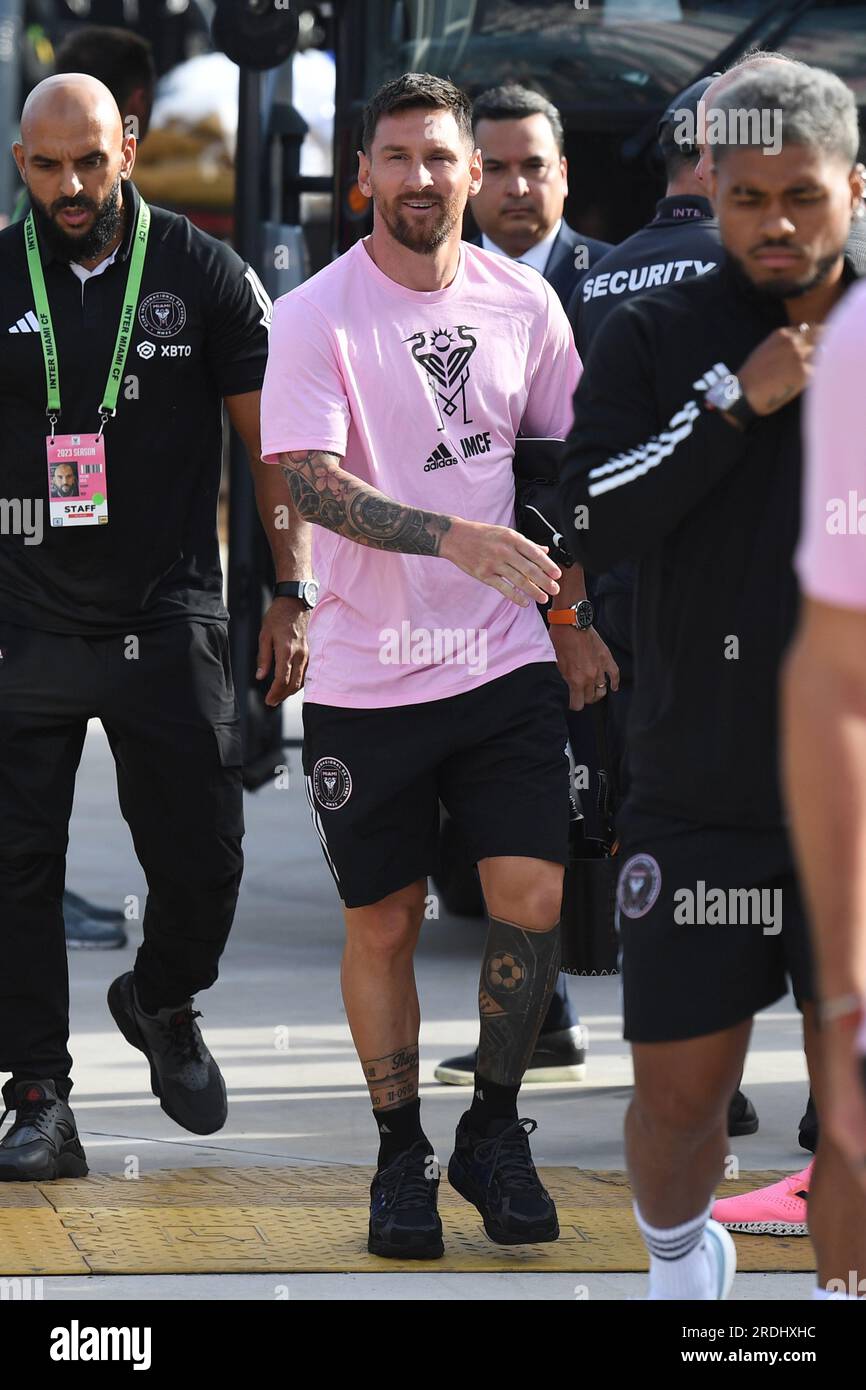 Fort Lauderdale, United States. 21st July, 2023. Lionel Messi of Inter ...