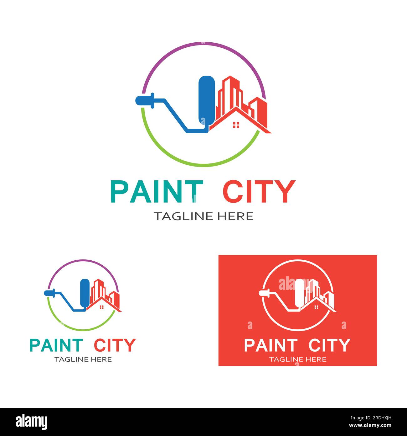 Paint Logo vector icon illustration Stock Vector Image & Art - Alamy