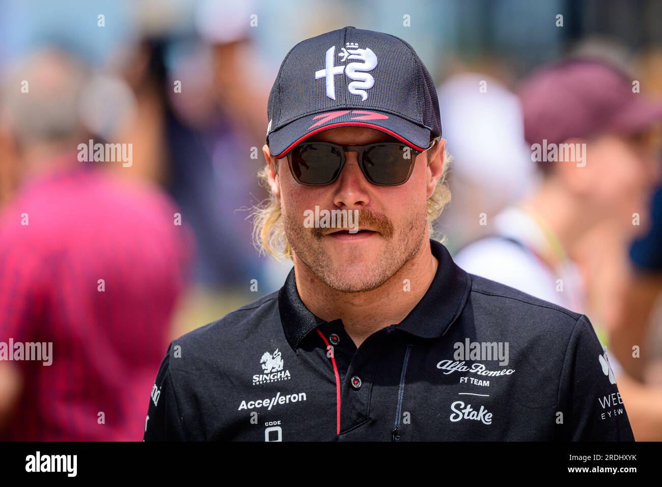 Budapest, Hungary. 21st July, 2023. Alfa Romeo F1 Team Stake's Finnish ...