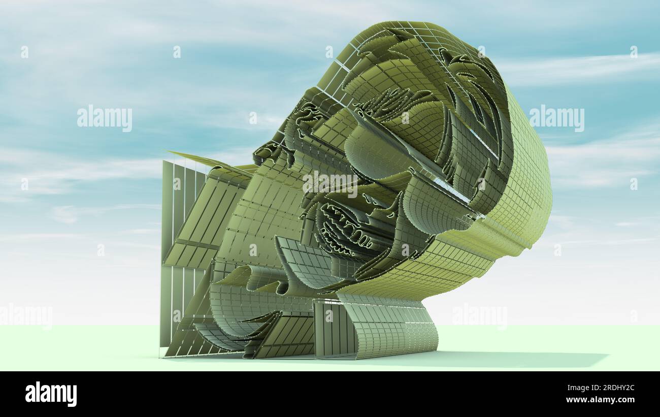 Illustration of human bust Stock Photo - Alamy