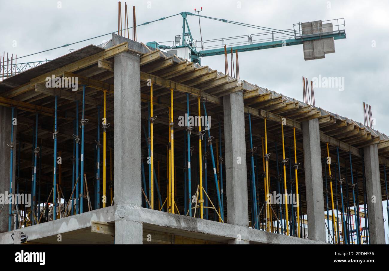 Construction project, unfinished construction, building works, Building ...