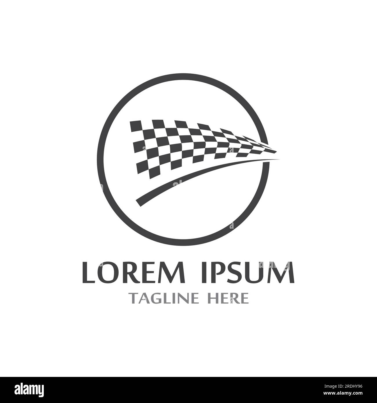 Race flag icon, simple design illustration vector Stock Vector Image ...