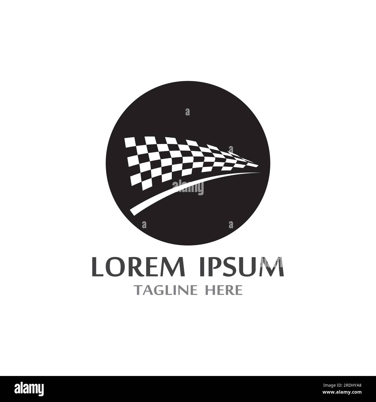 Race flag icon, simple design illustration vector Stock Vector Image ...