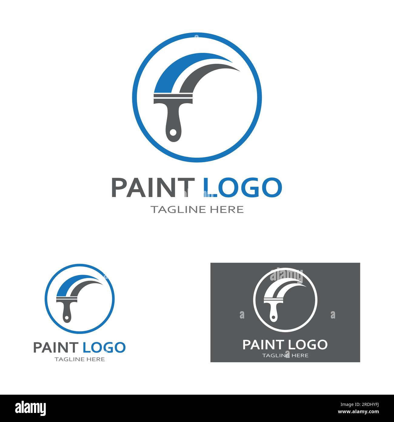 Paint Logo vector icon illustration Stock Vector Image & Art - Alamy