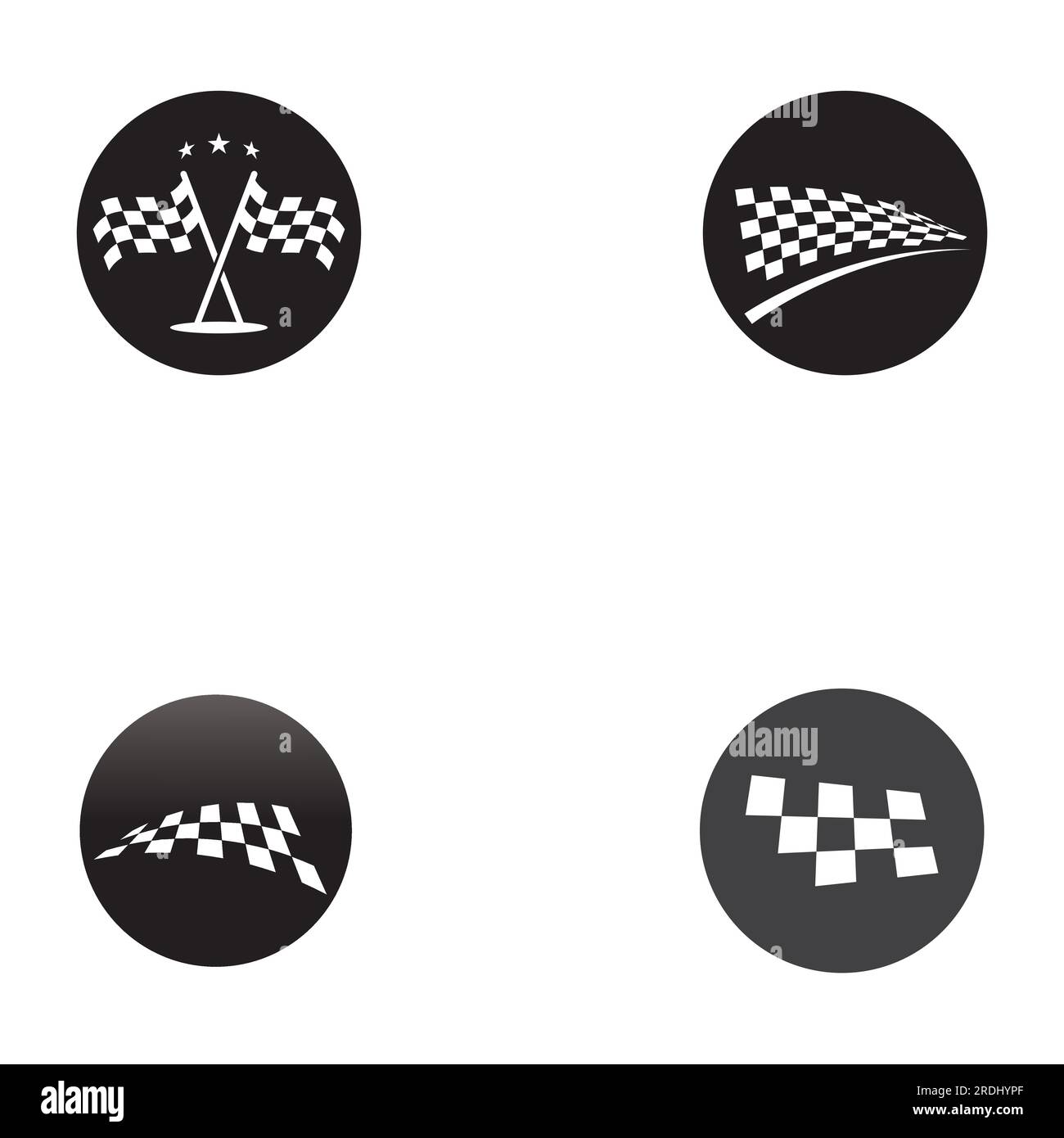 Race flag icon, simple design illustration vector Stock Vector Image ...