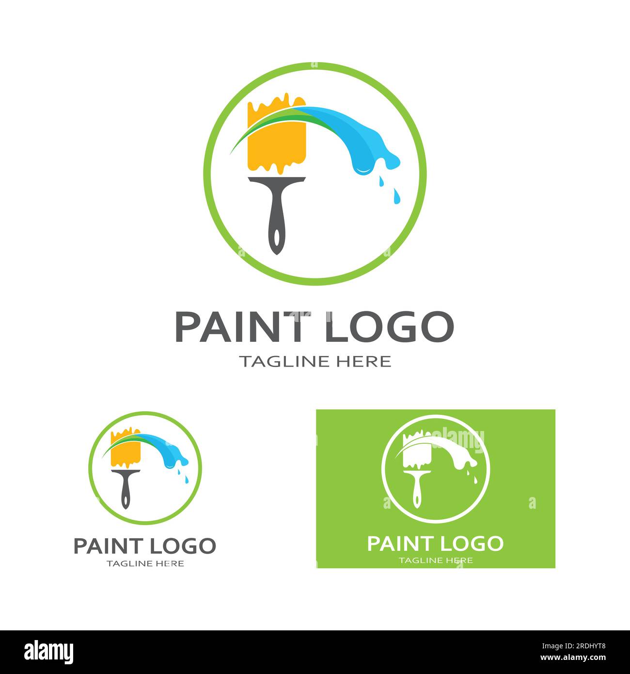Paint Logo vector icon illustration Stock Vector Image & Art - Alamy